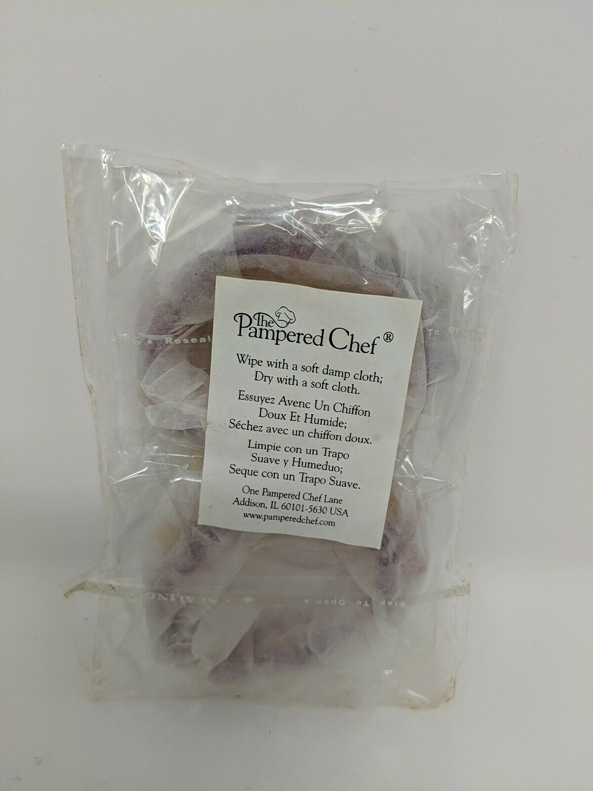 Set of 2 Pampered Chef Purple Beaded Bead Napkin Rings 2174 for sale ...