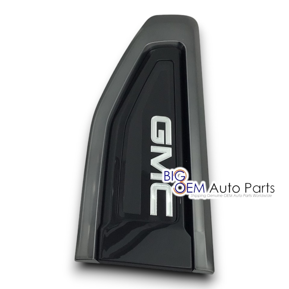 2021 - 2024 GMC Yukon LH Fender Vent Nameplate Emblem black new OEM ...