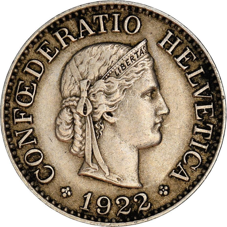 Swiss Coin Switzerland 10 Rappen | Goddess of Liberty Libertas | 1879 ...