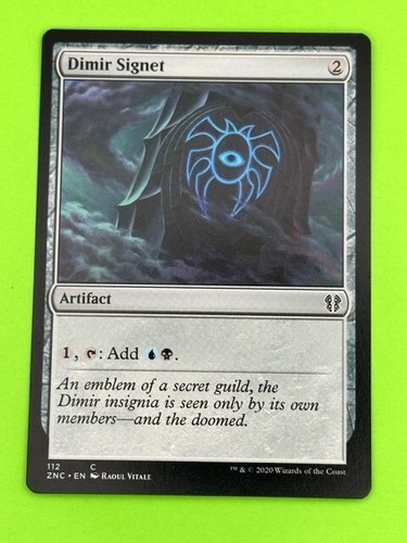 Dimir Signet NM MTG Zendikar Rising commander common artifact | eBay
