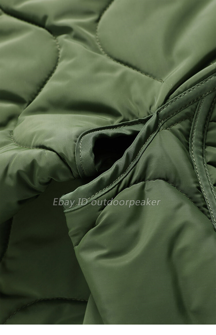 Men's Military M65 field Jacket Liner M65 Liner Fleece Lined Coat ...