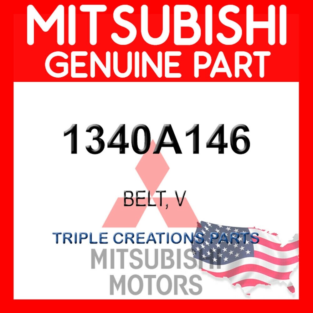 1340A146 Genuine Mitsubishi Belt,Alternator & Others | eBay