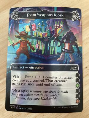 MTG Foam Weapons Kiosk FOIL (3-6) #211/244 Unfinity NM/M | eBay