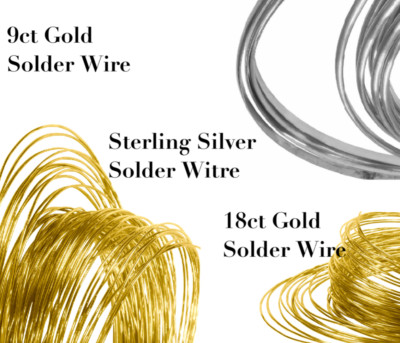 Jewellery Solder Gold & Silver Wire - Strip - Panel ALL SOLDERS Easy ...
