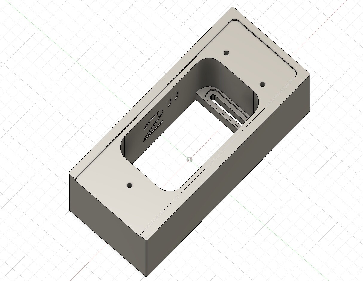 Amcrest Video Doorbell AD110 Custom straight spacer. Mounting bracket ...