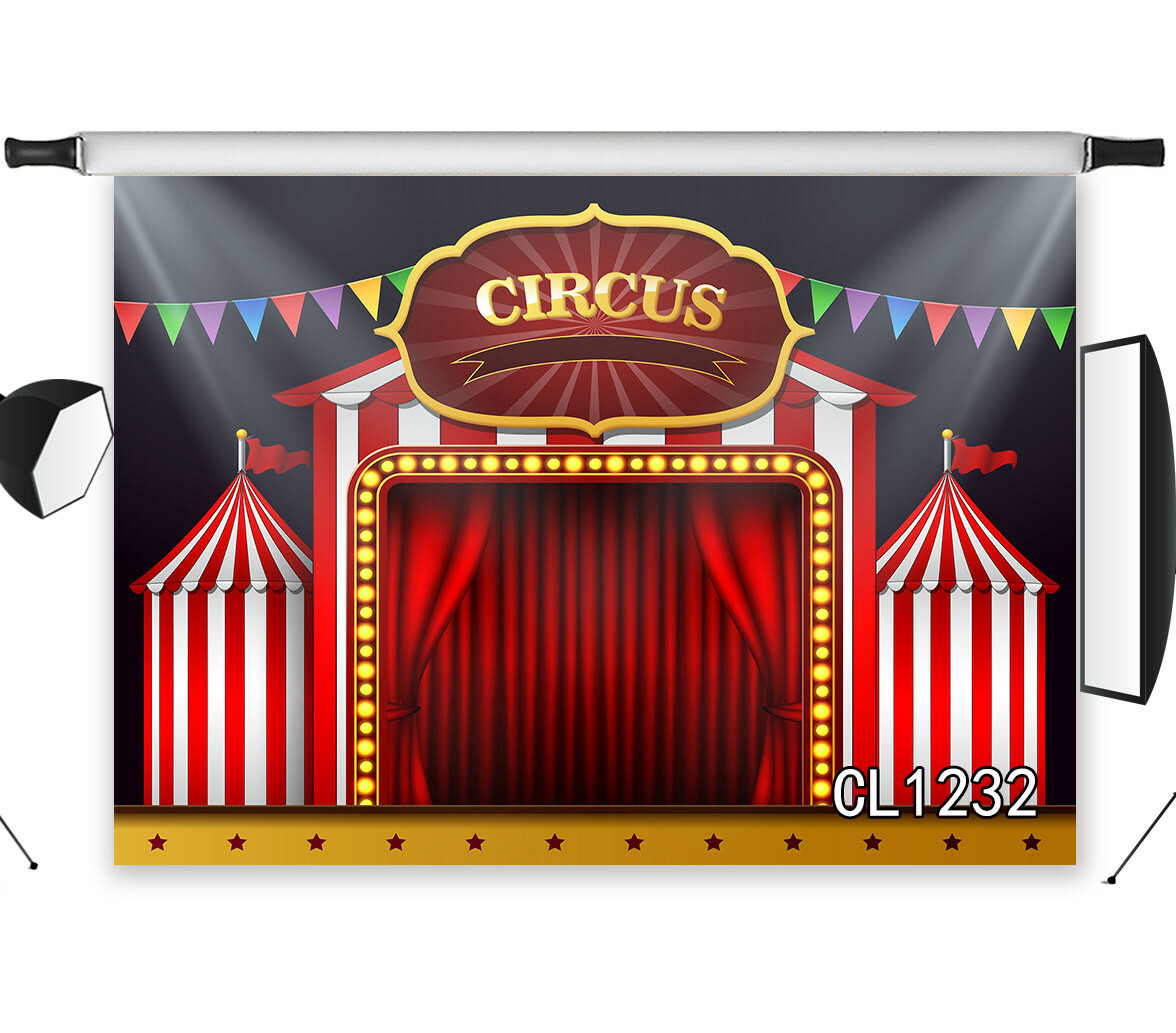 Circus Stripes Background