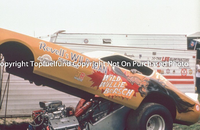 Willie Borsch Revell's Wild Man Funny Car 8x12 NHRA Funny Car Photo | eBay
