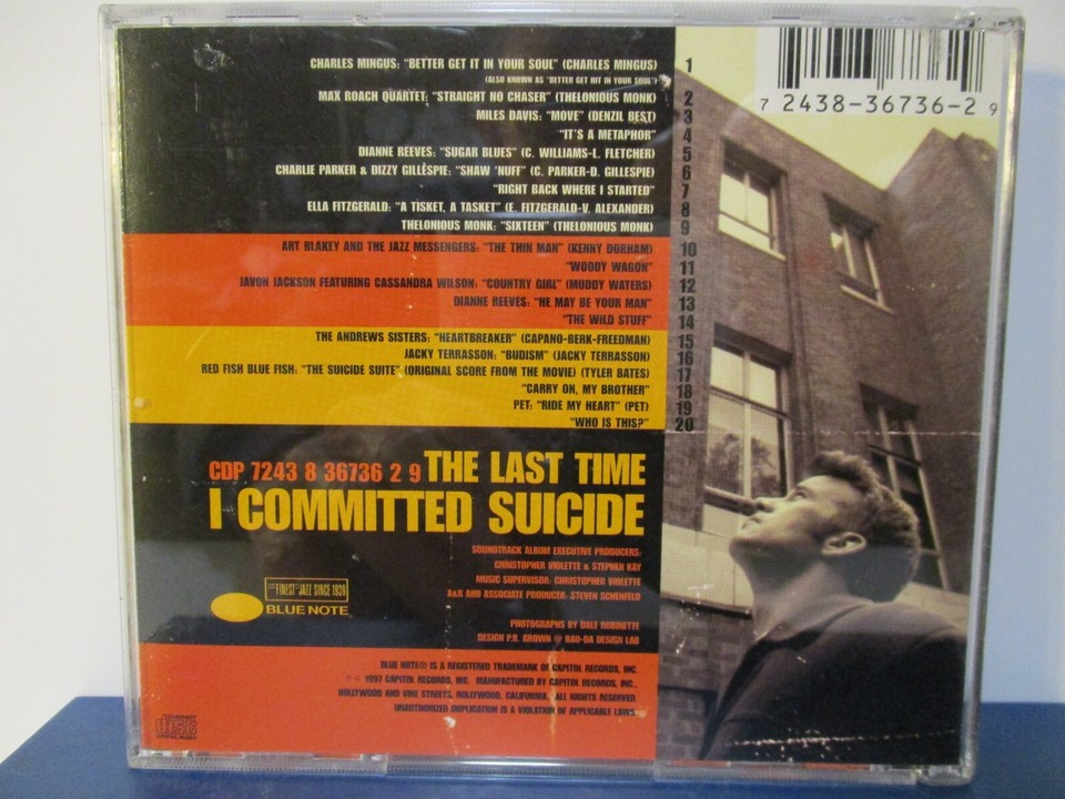 Last Time I Committed Suicide - Soundtrack - CD -Var. Artists - MINT ...