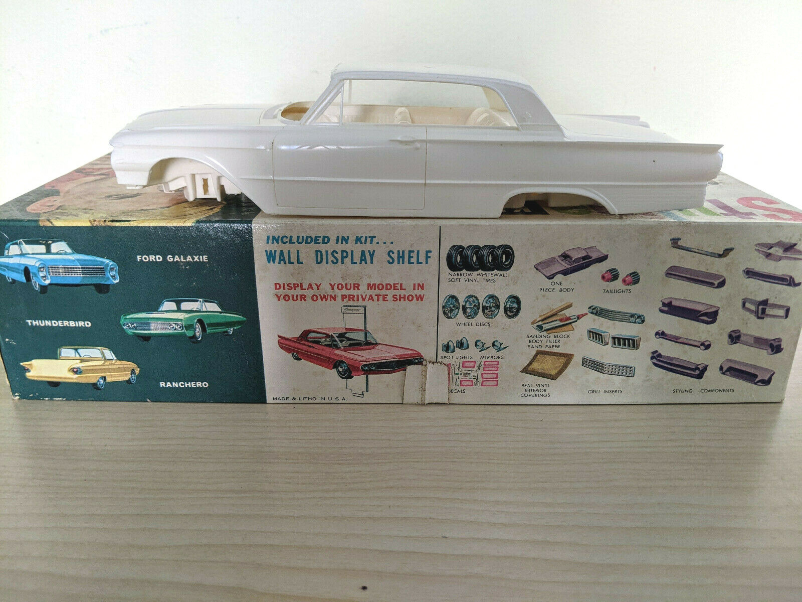 ***ORIGINAL ISSUE*** AMT STYLINE KIT 1961 FORD GALAXIE HT *COMPLETE ...
