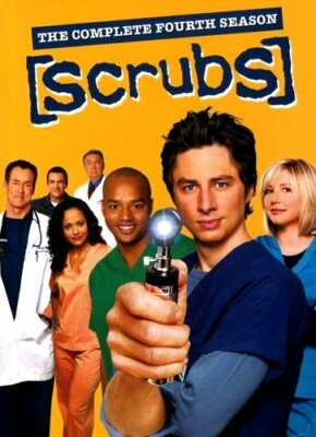 Scrubs The Complete Fourth Season 4 on DVD Hospital Comedy Sitcom ...