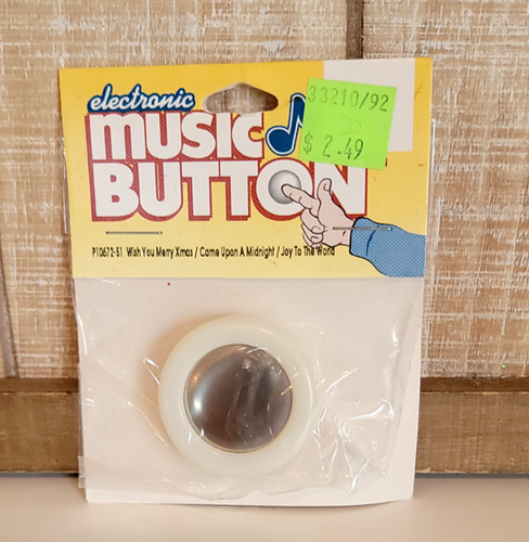 Vintage Christmas Electronic Music Push Button Plays 3 Songs | eBay