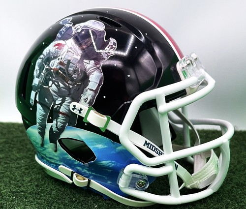 CUSTOM RIDDELL SPEED MINI FOOTBALL HELMET - NAVY MIDSHIPMEN 2022 | eBay