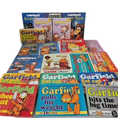 Lot Of 20 Garfield By Jim Davis Books & Comic Strips | eBay