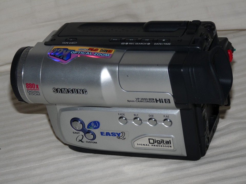 Samsung PAL VP-W80 PAL HI8 8mm Video8 Camcorder VCR Player Video ...