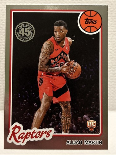 Alijah Martin 2025-26 Topps 45th Anniversary Rookie Card #80BK-82 ...