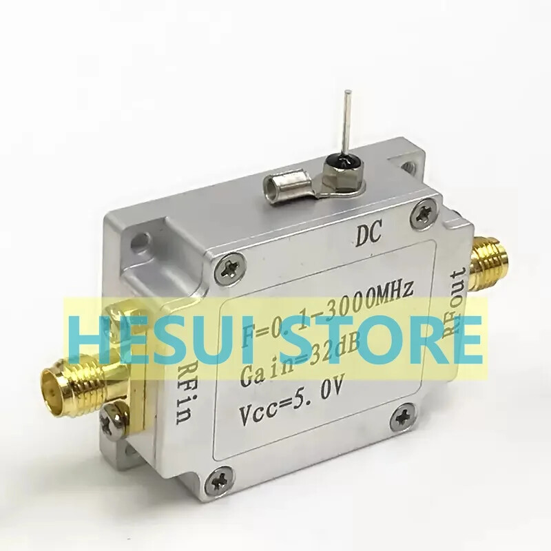 Rf broadband 0.1-3000MHz gain 32dB power 5V amplifier | eBay