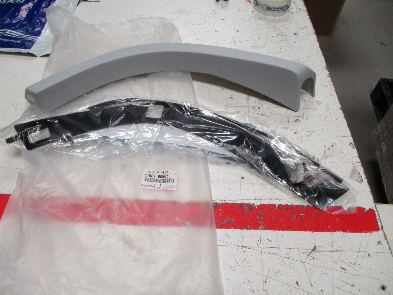 61607-60905 Toyota Extension sub-assy, rear wheel opening, rh ...