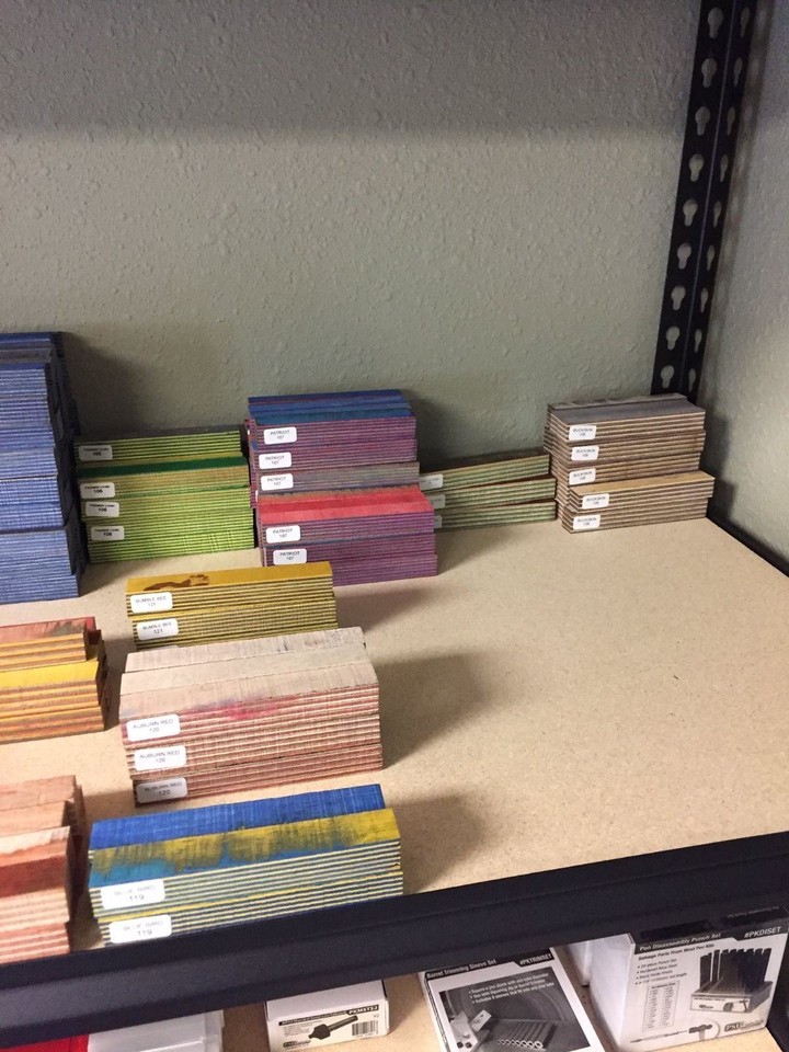 Spectraply Laminated Wood Pen Turning Blanks Set of 12 Blanks Assorted ...