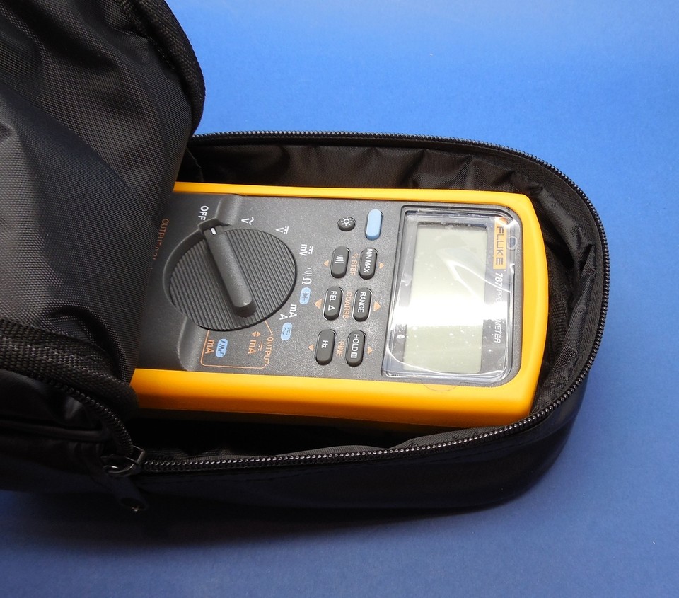 Fluke Soft Black Carrying Case 287 115 116 117 789 787 179 85v 87v C35 ...