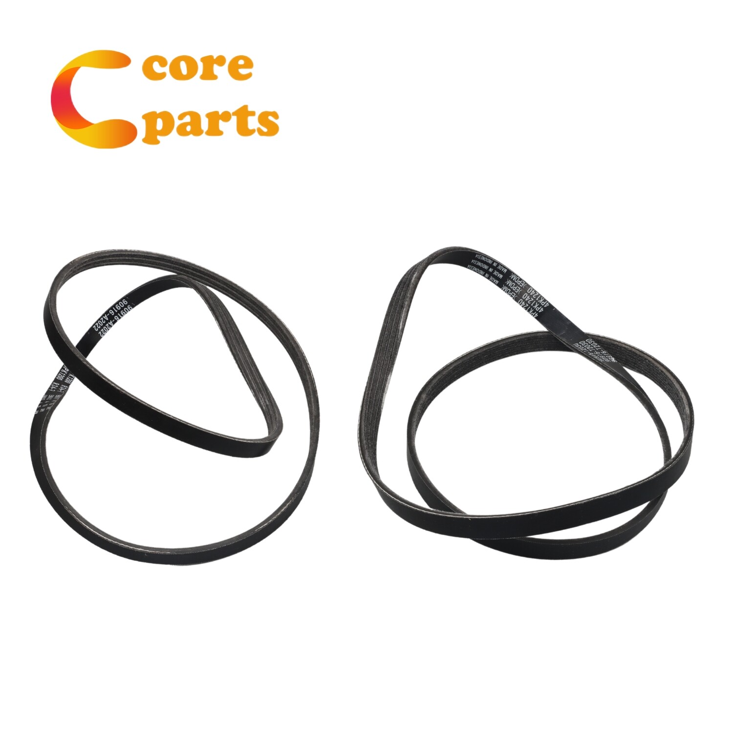 Two Serpentine Belt for 2010 2011 Toyota Camry 2.5L L4 90916-A2022 ...