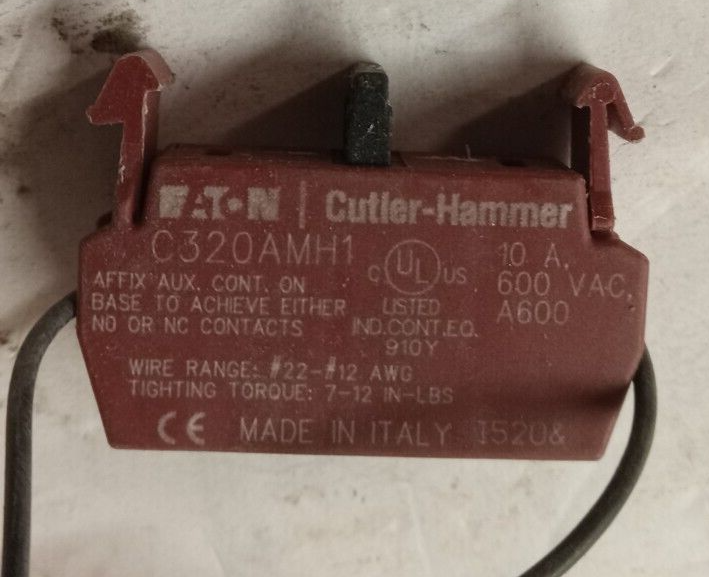 EATON CUTLER HAMMER LIGHTING CONTACTOR CONTROL MODULE 110-120 VAC 2W ...