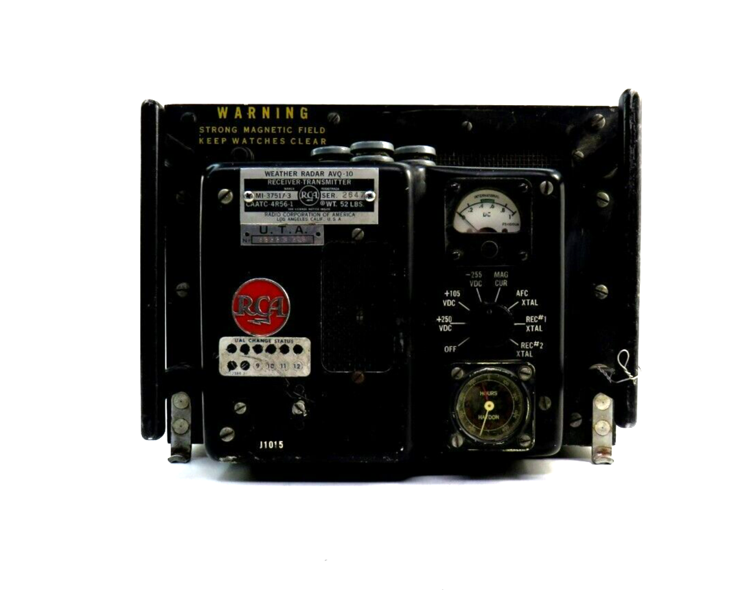 RCA AVQ-10 WEATHER RADAR RECEIVER TRANSMITTER | eBay