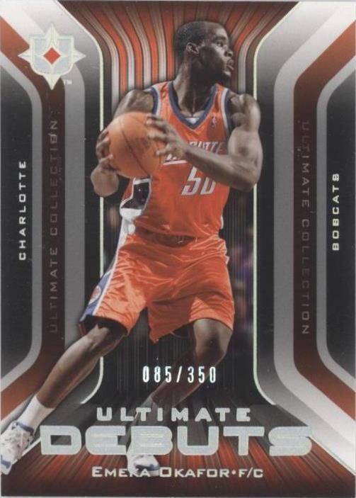 2004-05 Ultimate Collection - Ultimate Debuts Emeka Okafor #UD2 /350 ...