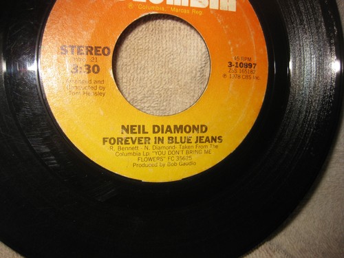 Neil Diamond – Forever In Blue Jeans (1979) Columbia vinyl 45 good | eBay