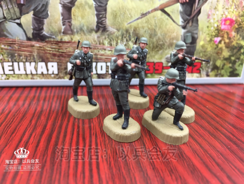 1/72 5Pcs World War II German Infantry Soldier Model | eBay