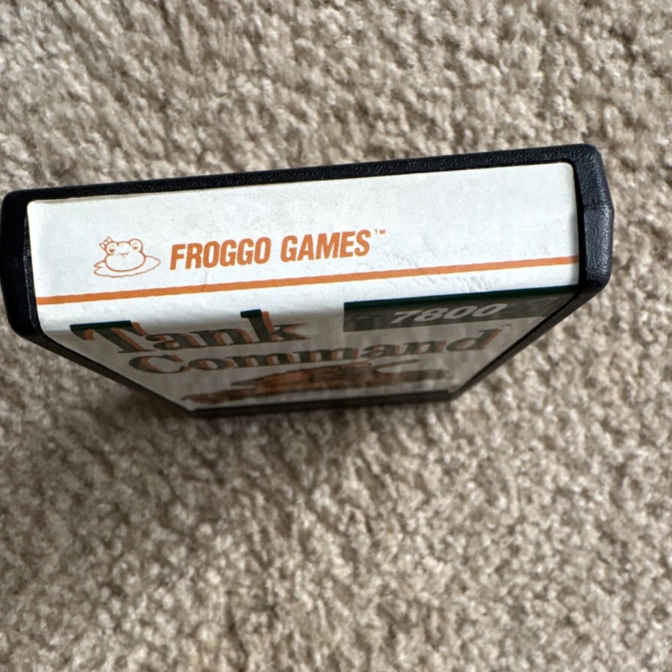 Froggo Games Tank Command Atari 7800 1988 NTSC-U/C Shooter War Battle ...