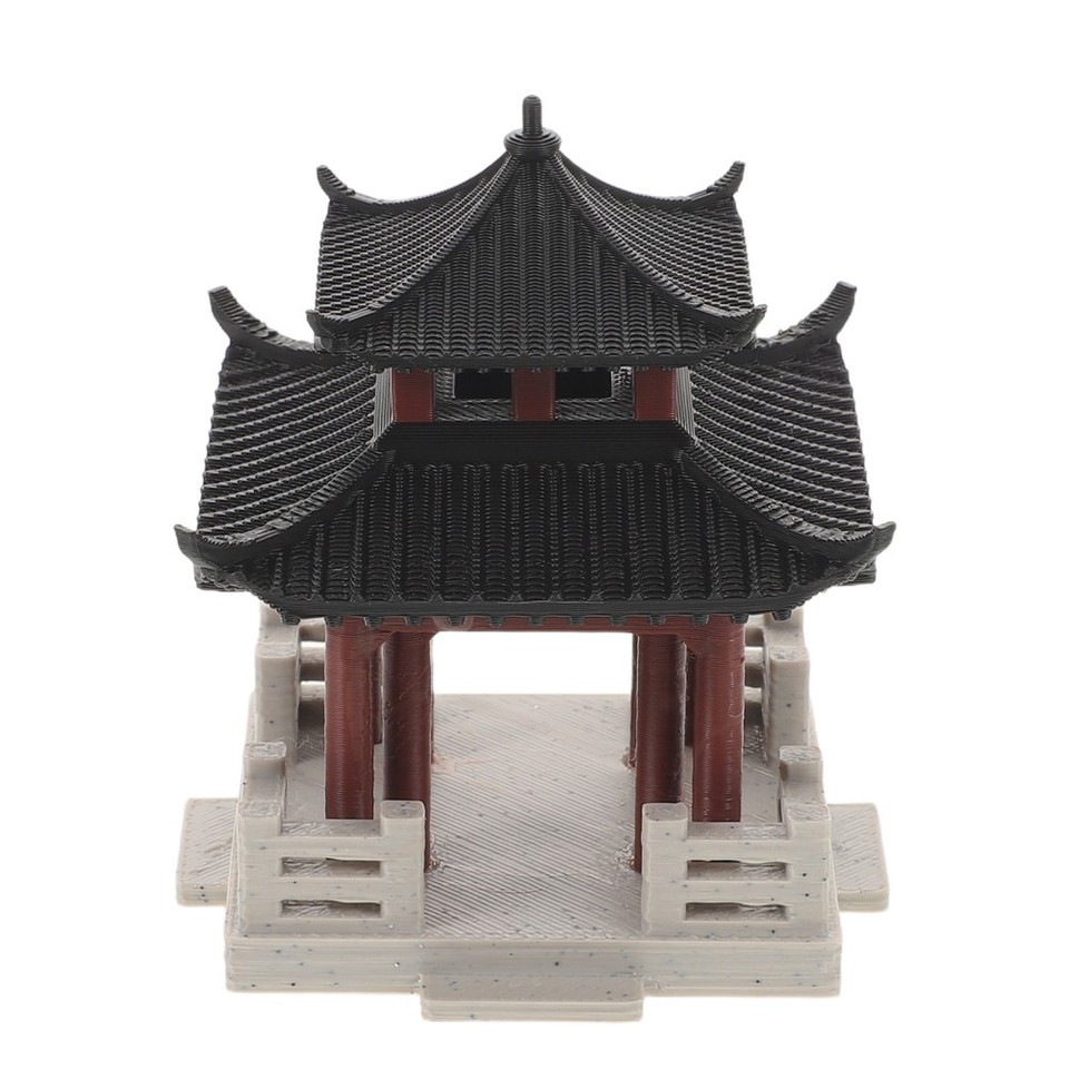 Mini Gazebo Model, Miniature Ancient Buildings Landscape Ornaments for ...