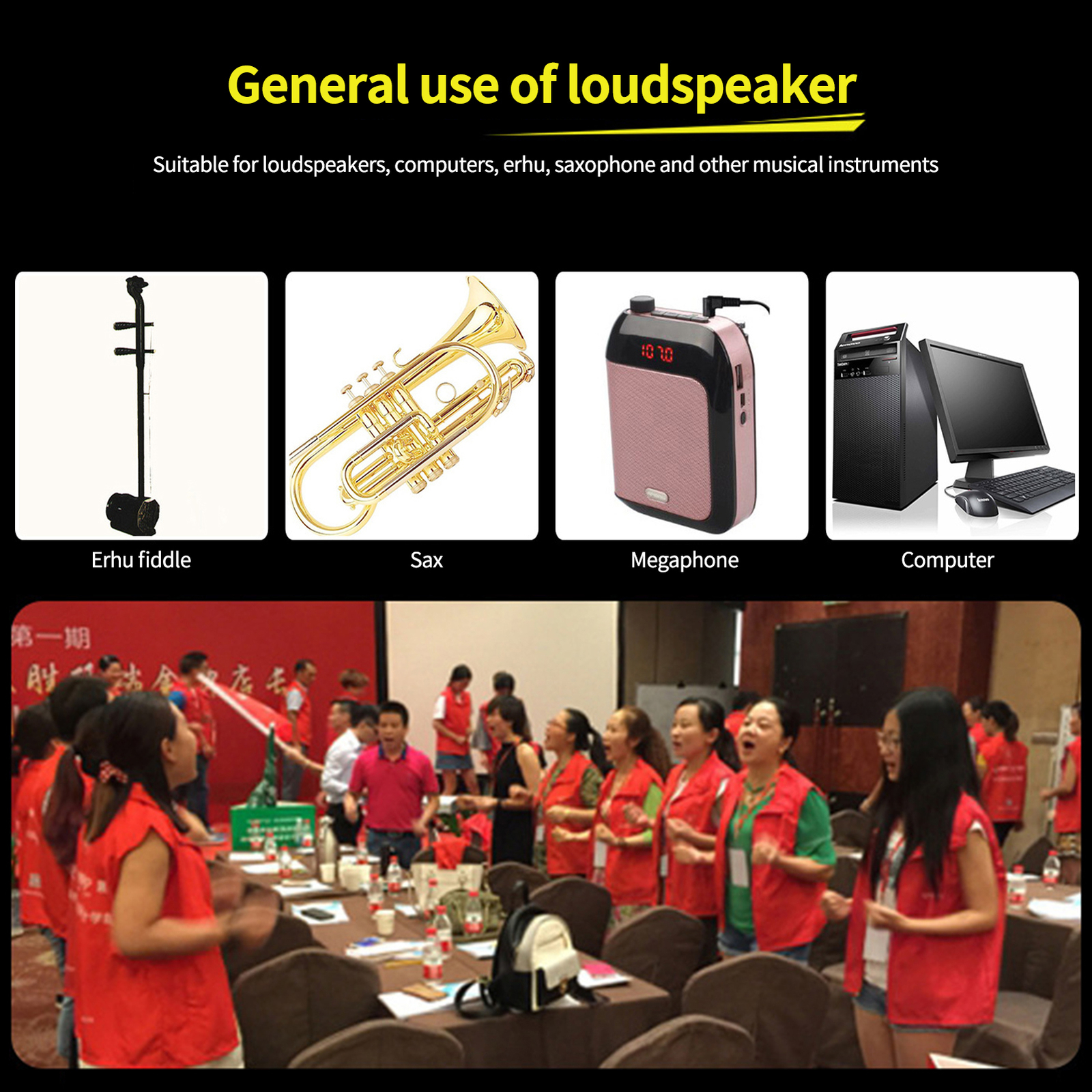 Loudspeaker Highly Sensitive Recording Anti-interference 3.5mm Lapel ...