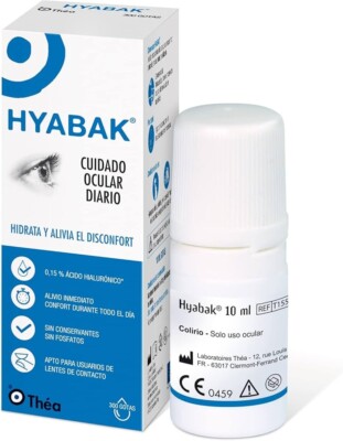 HYABAK 0.15% EYE DROPS THEA 10ml Hyaluronate FREE SHIPPING EXP.DATE ONE ...