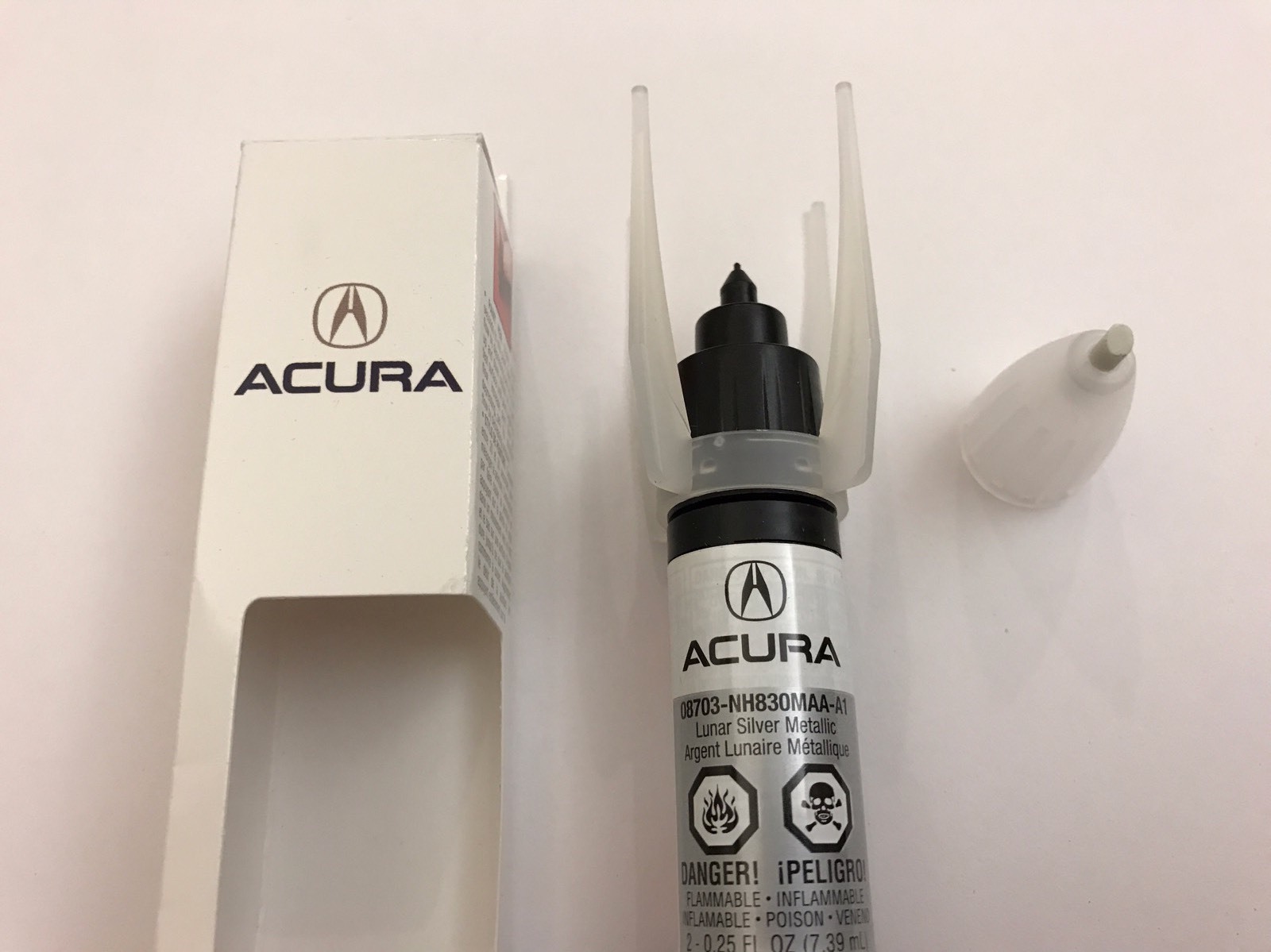 Genuine OEM Honda Acura Touch Up Paint NH-830M Lunar Silver Metallic ...