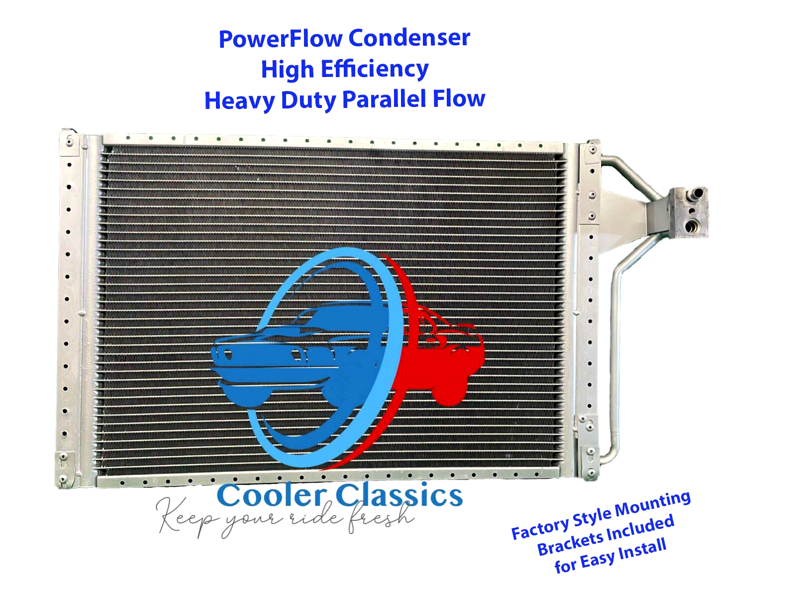 88 Chevy Chevrolet Corvette C4 PowerFlow AC condenser OE 3096179 USA ...