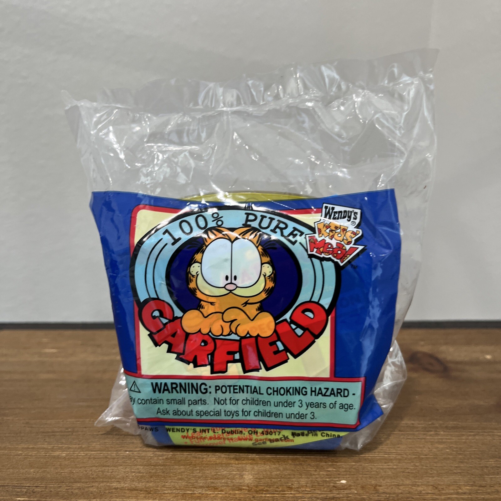 Garfields’ Garf-O-Vision Arcade Ball Game Wendy's Kids Meal Toy ...