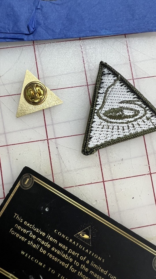Taco Bell Hat Pin lapel patch belluminati illuminati Promotion Baja | eBay