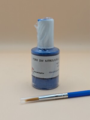 For Ford Code DW NITROUS BLUE Touch Up Paint +Free Fine Tip Brush | eBay