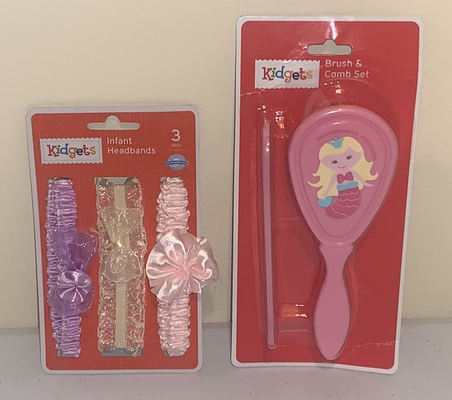 Baby Girl’s Pink Brush Comb Set Kidgets Midwood Brand for sale online ...