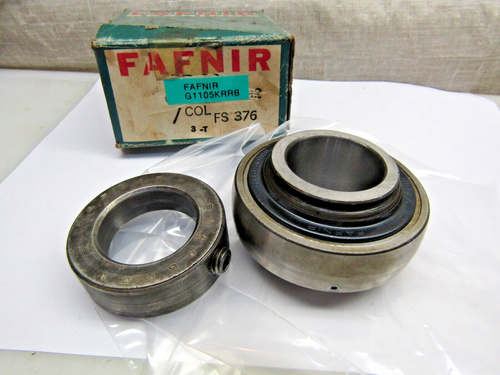 Fafnir G1105KRRB 1-5/16" Insert Bearing with Lock Collar 2.8346 ...