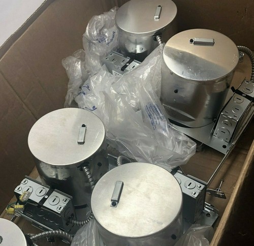 QTY 4 JUNO IC22W LIGHTING TYPE IC RECESSED 6" CAN LIGHTS DOWN LITES ...