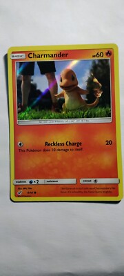 Pokémon TCG Charmander Detective Pikachu 4/18 Holo Common | eBay