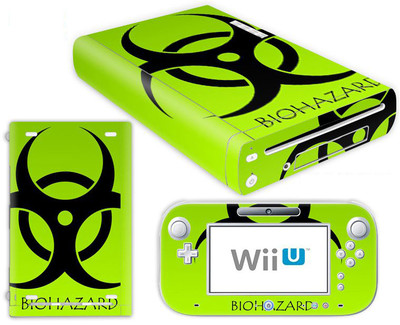Nintendo Wii U Skin Design Foils Sticker Screen Protector Set ...