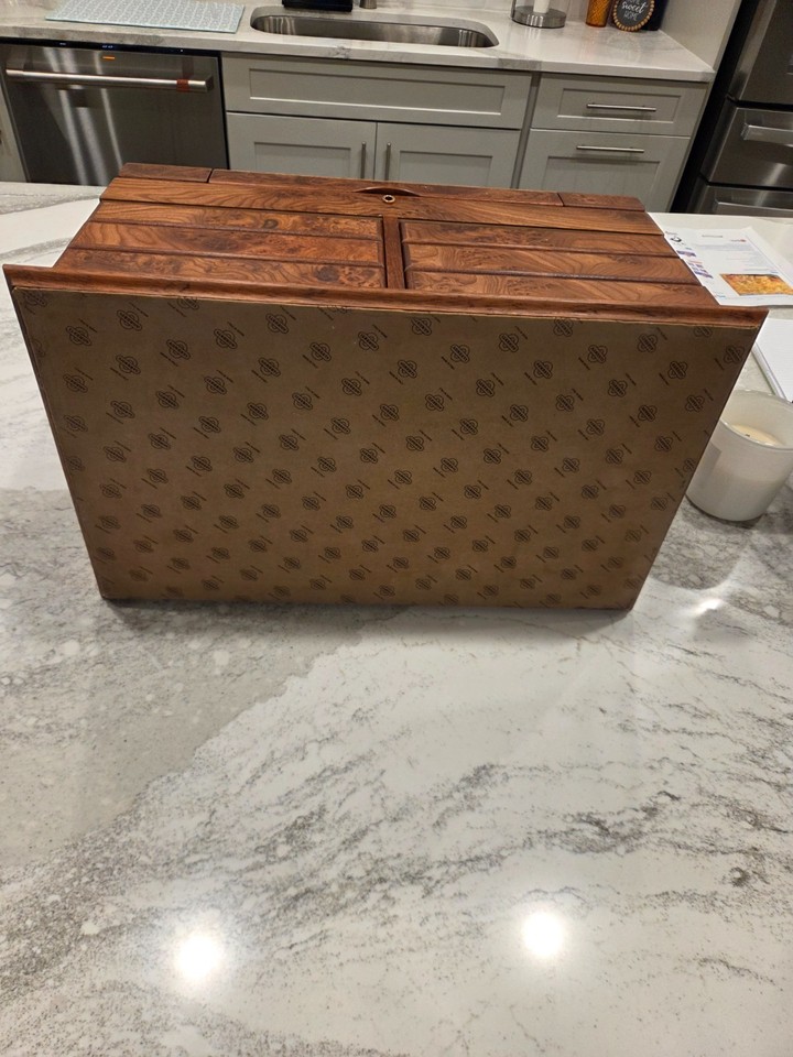 Italian Burl Wood Jewelry Chest – Agresti Firenze for Frontgate ...