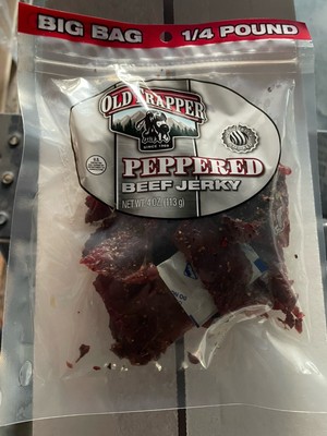 Old Trapper Pepper Beef Jerky Case Of 12 Bags | eBay