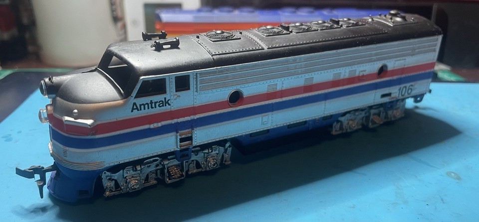 HO Life Like Amtrak #106 F7 Locomotive Diesel Engine Serviced Lot 583 Runs Nice | eBay