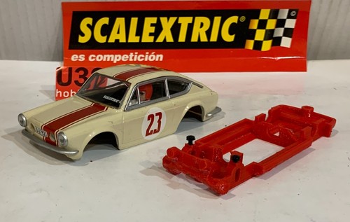 Slot Car scalextric altaya Carrosserie Seat 850 Coupé #23 + Châssis 3D ...