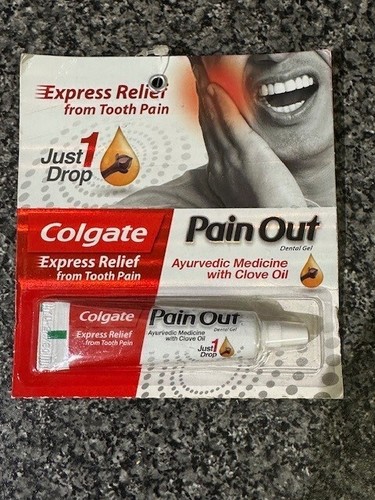 Colgate Pain Out Ayurvedic Clove Oil Express Relief Tooth Gum Dental ...
