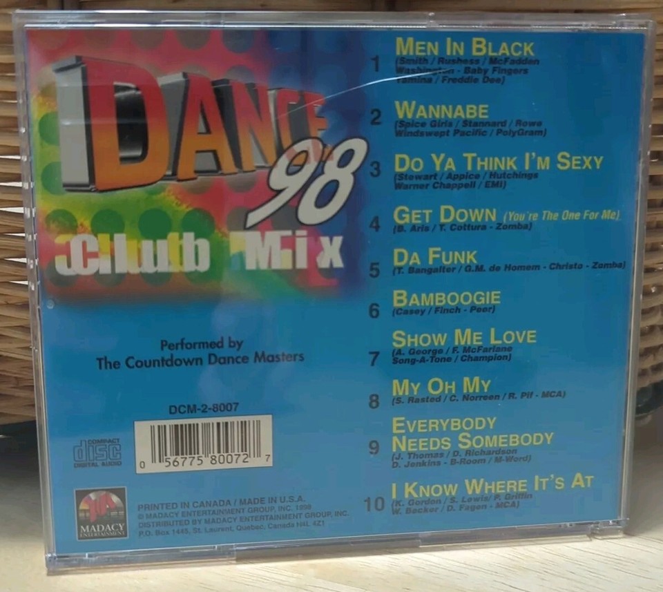 Dance 98 Club Mix by The Countdown Dance Masters (CD, 1998) - Covers | eBay