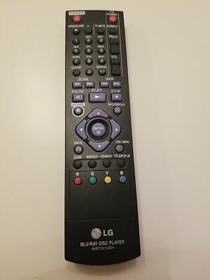 Original LG AKB73215304 Remote Control for BD630 BD640. cleaned, tested ...